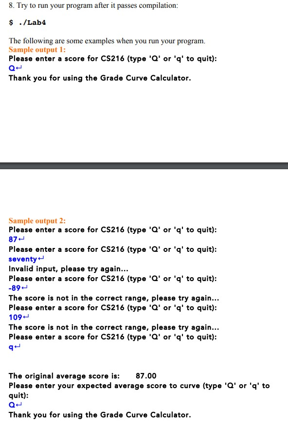 Solved 6. Open Lab4.cpp with your preferred text editor and | Chegg.com