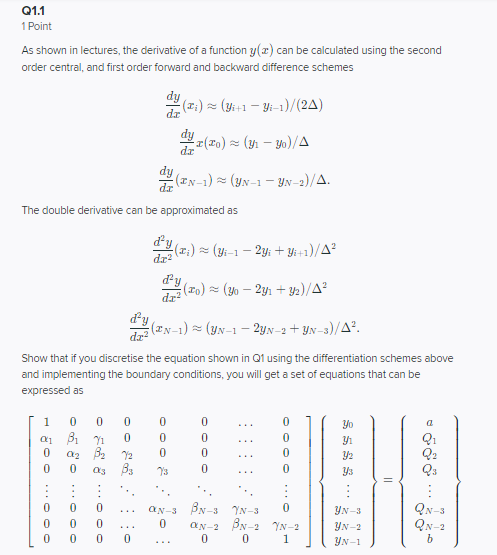 Solved Q1 Boundary Value Problem 3 Points You are required | Chegg.com