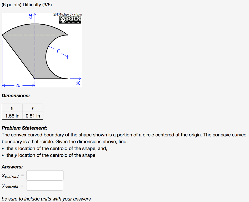 Solved (6 points) Difficulty (375) 91 2013 Michael Swanbom | Chegg.com
