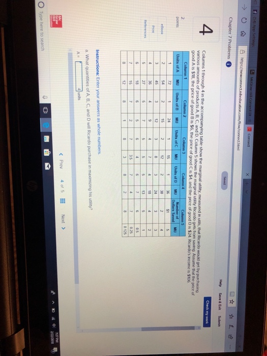 Solved Help Save &Exit Submit 4. various amounts of products | Chegg.com
