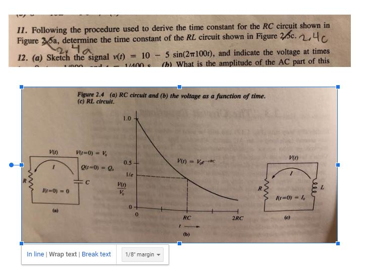 Solved II. Following the procedure used to derive the time | Chegg.com