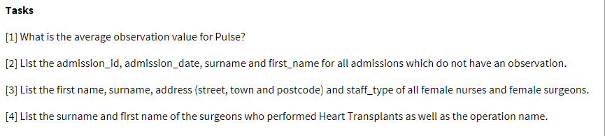Solved # Dump File # # Database is ported from MS | Chegg.com