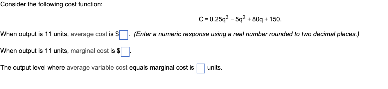 Solved 22.00 The only variable input a janitorial service | Chegg.com