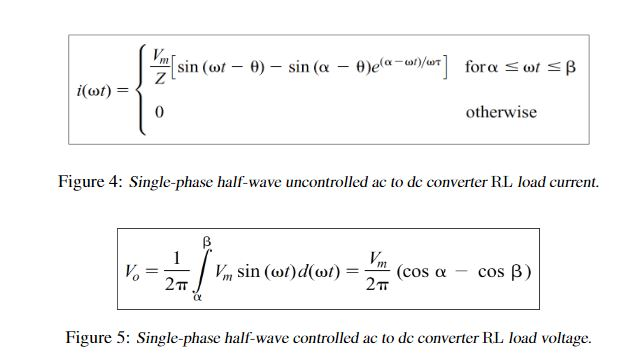 Solved 2 Single-phase Half-wave Controlled Converter A way | Chegg.com