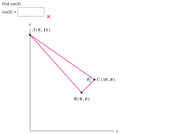 Solved For my answer, I got sqrt(8) / sqrt(149). I'm | Chegg.com