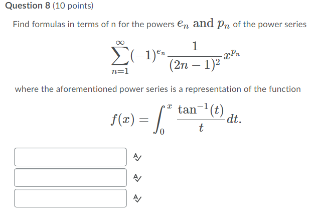 Solved Find formulas in terms of n for the powers en | Chegg.com