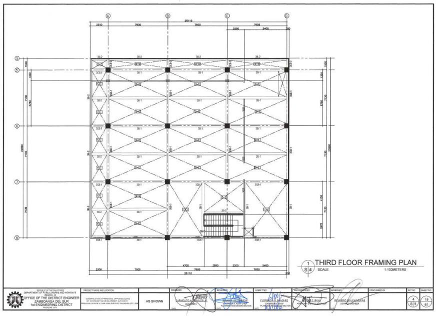Given the following perspective view and floor plans | Chegg.com