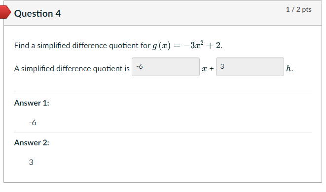 Solved Find a simplified difference quotient for | Chegg.com