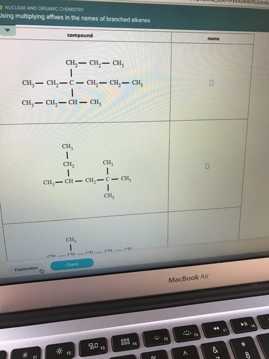 Solved NUCLEAR AND ORGANIC CHEMISTRY Using multiplying | Chegg.com