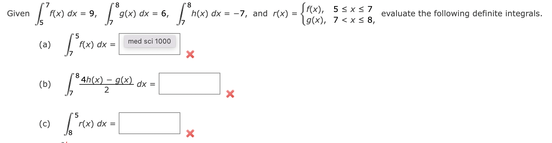 Solved Evaluate the following definite integrals. | Chegg.com