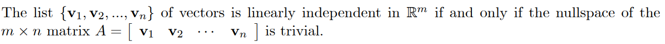Solved The list {v1,v2,…,vn} of vectors is linearly | Chegg.com