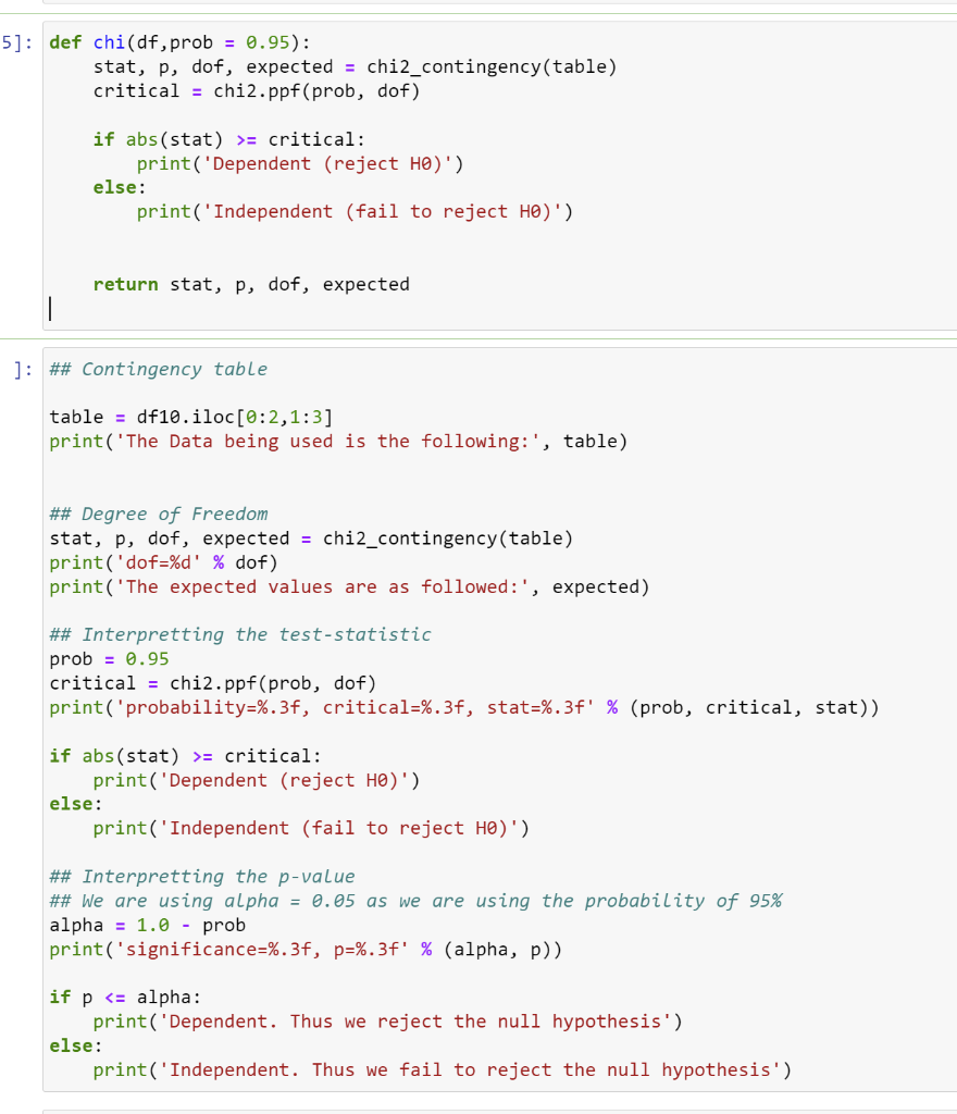 in PYTHON: - Can you create a function | Chegg.com