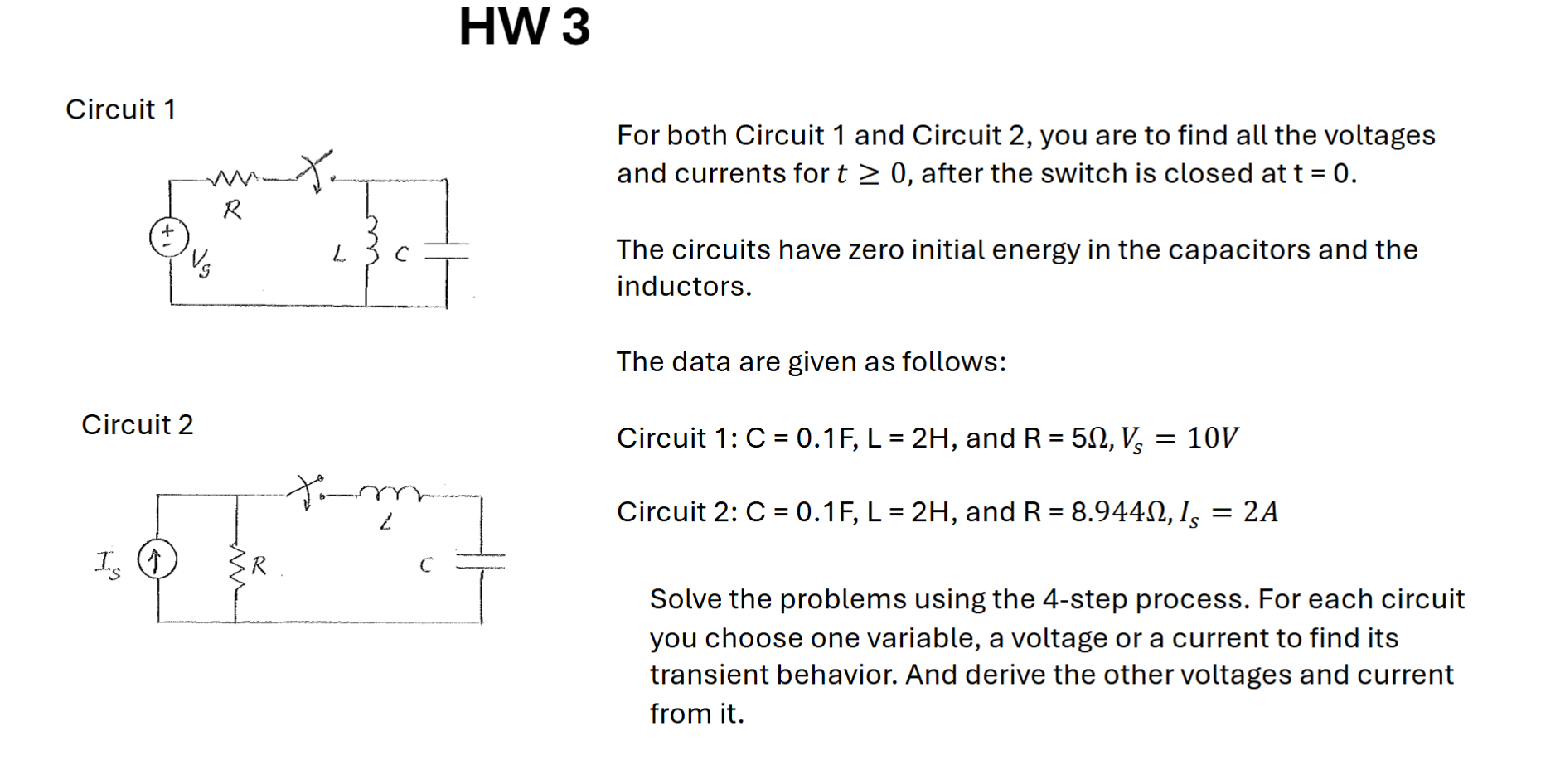 Solved Circuit 1Circuit 2For both Circuit 1 ﻿and Circuit 2, | Chegg.com
