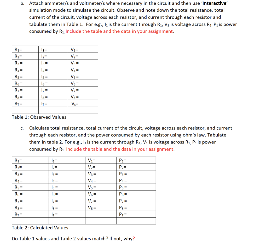Solved Objective: Learn to analyze DC series-parallel | Chegg.com