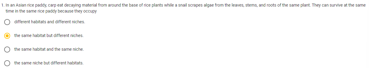 Solved In an Asian rice paddy, carp eat decaying material | Chegg.com
