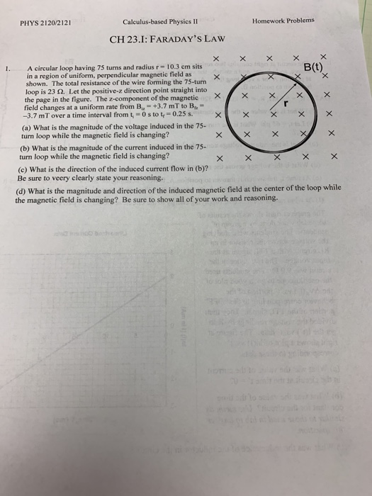 Solved Homework Problems Calculus-based Physics II PHYS | Chegg.com