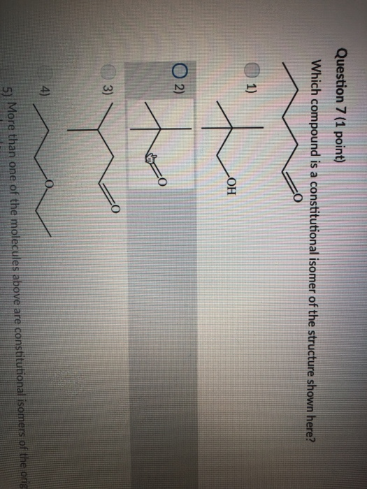 Solved Question 4 (1 point) Which formula represents a | Chegg.com
