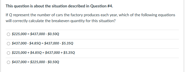 Solved Questions \#4 and \#5 are about the following | Chegg.com