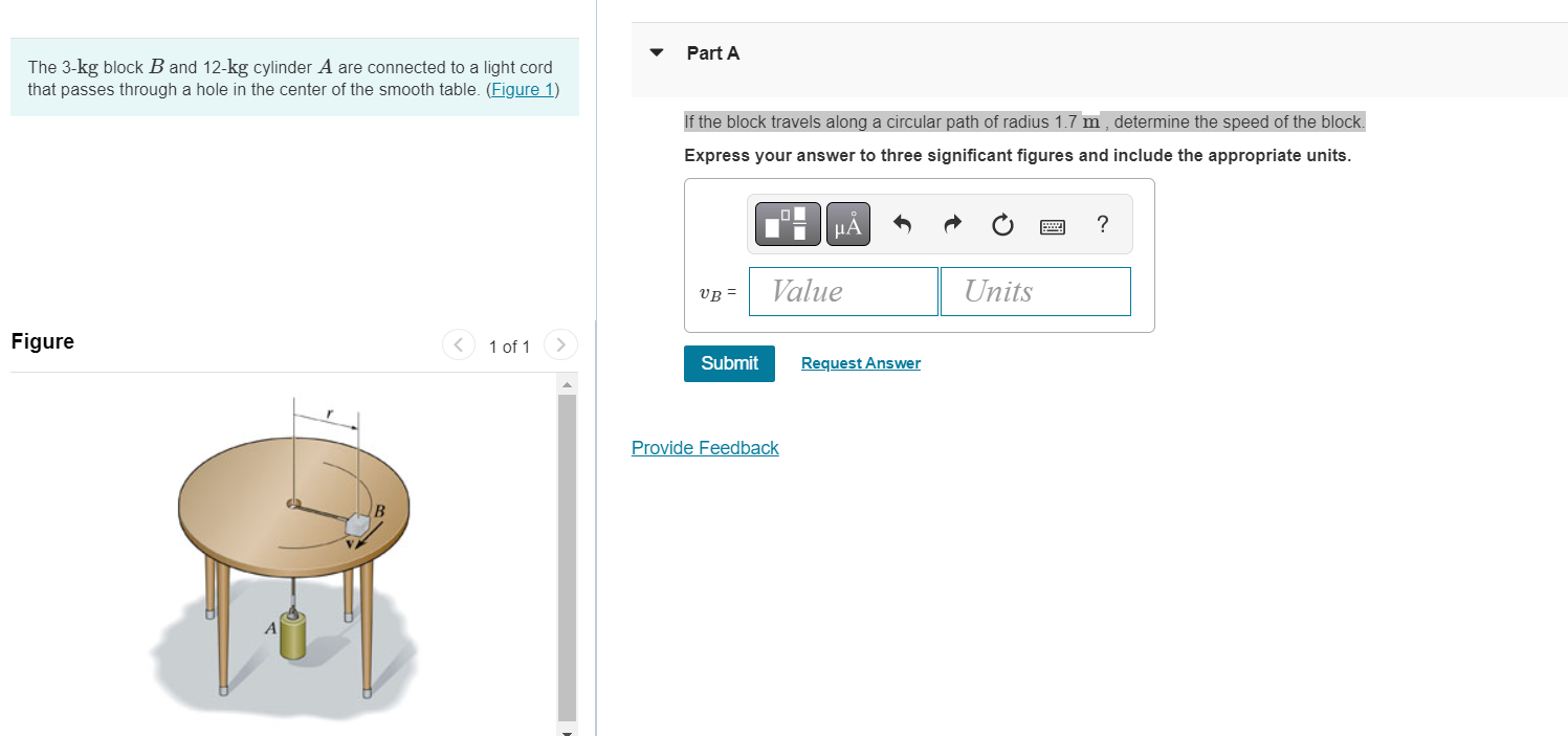 Solved The 3-kg block B and 12-kg cylinder A are connected | Chegg.com