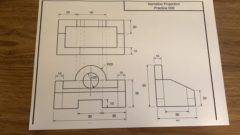 Solved draw isometric | Chegg.com