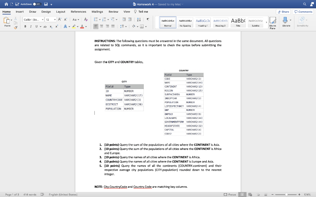 Solved INSTRUCTIONS: The following questions must be | Chegg.com