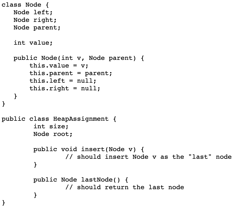 Problem 1. Return the “last” node (100 pt) The main | Chegg.com