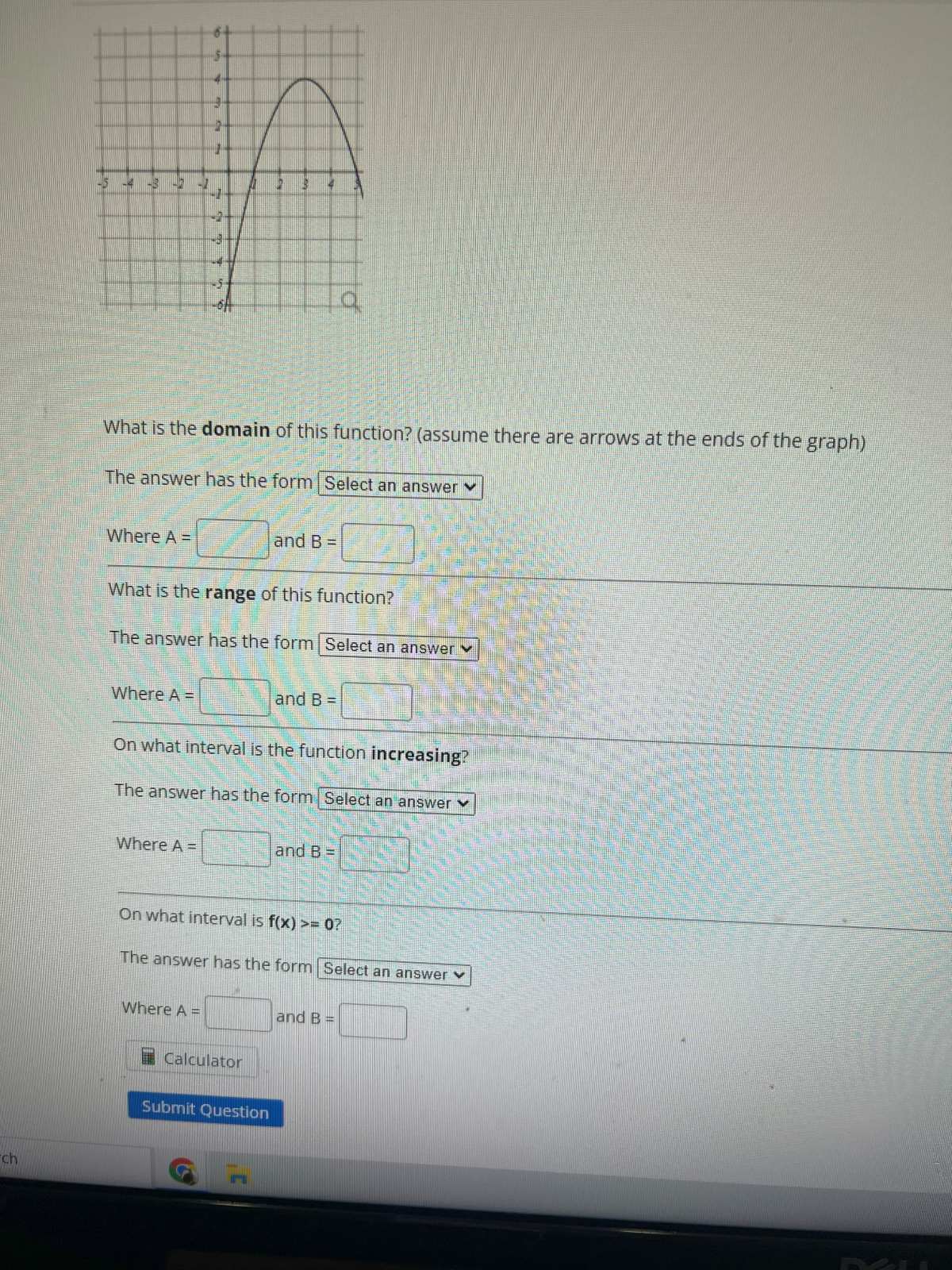 Solved What is the domain of this function? (assume there | Chegg.com