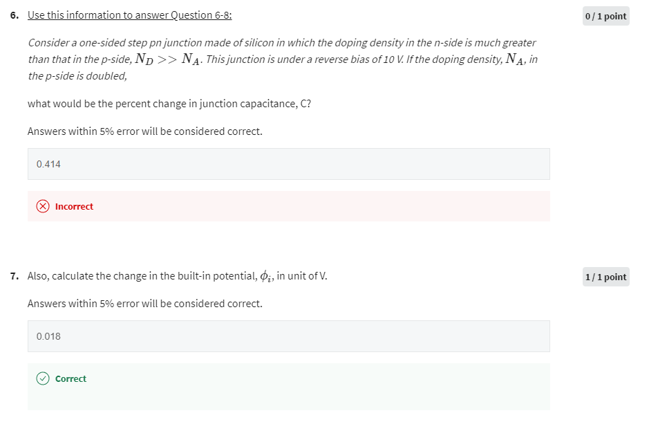 Solved 6. Use this information to answer Question 6-8: | Chegg.com
