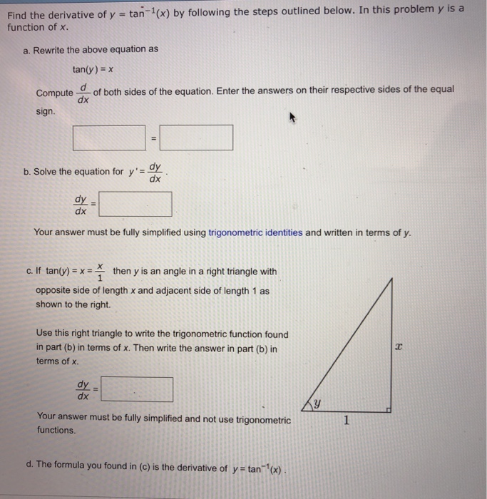 Solved sin-1(x) by following the steps outlined below. In | Chegg.com