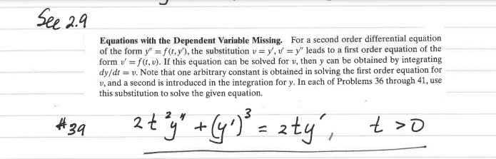 Solved See 2.9 Equations with the Dependent Variable | Chegg.com
