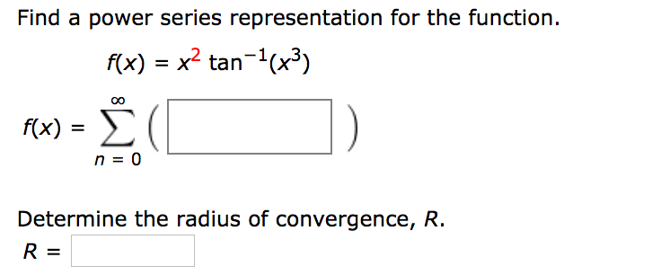 Solved Find a power series representation for the function. | Chegg.com