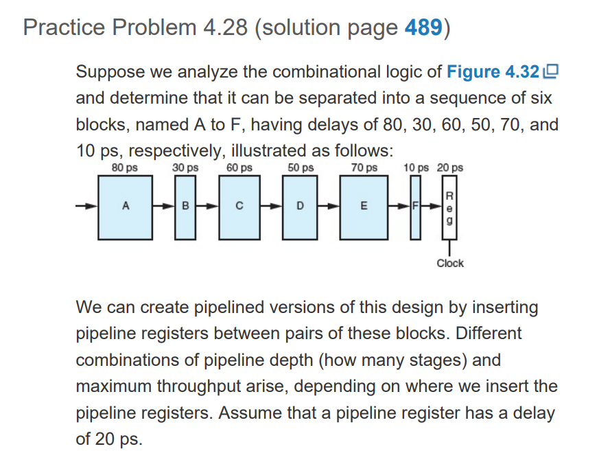 Solved Practice Problem 4.28 (solution page 489) Suppose we | Chegg.com