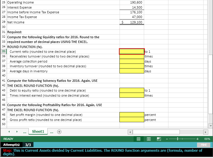 Solved ALL ANSWERS MUST BE ANSWERED WITH EXCEL FORMULAS Chegg