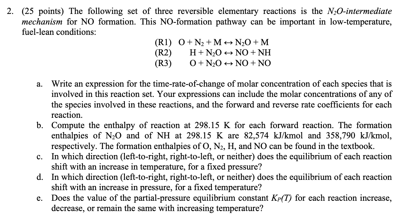 Solved 2. (25 points) The following set of three reversible | Chegg.com