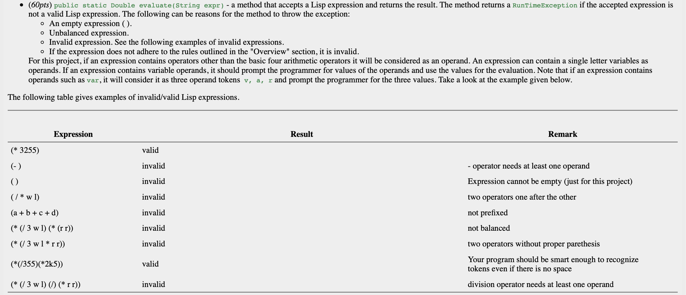 (75pts) This class has static methods that will help | Chegg.com