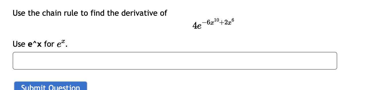 Solved Use the chain rule to find the derivative | Chegg.com