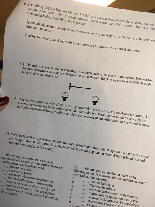 Solved Captain Kirk and Mr. Spock wake up in a windowless | Chegg.com