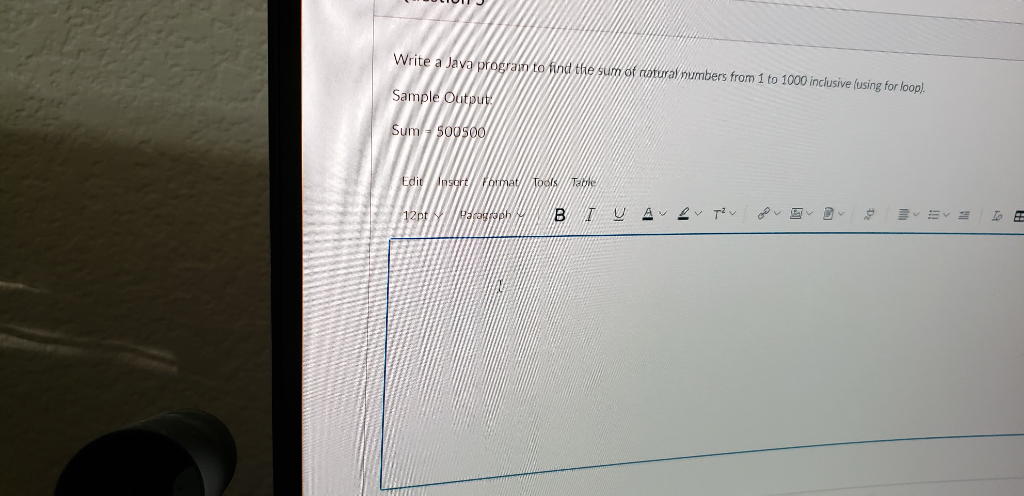 Solved Write A Java Program To Find The Sum Of Natural Chegg