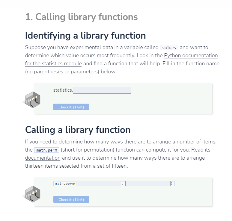 Solved Identifying a library function Suppose you have | Chegg.com