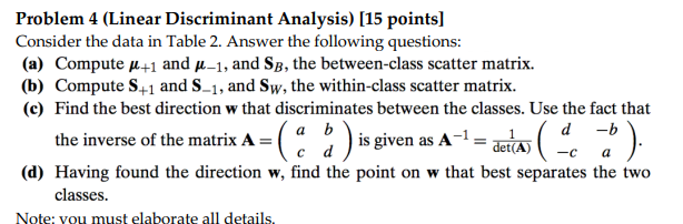 Solved Table 2 for Problem 4 \begin{tabular}{|c|c|c|c|} | Chegg.com