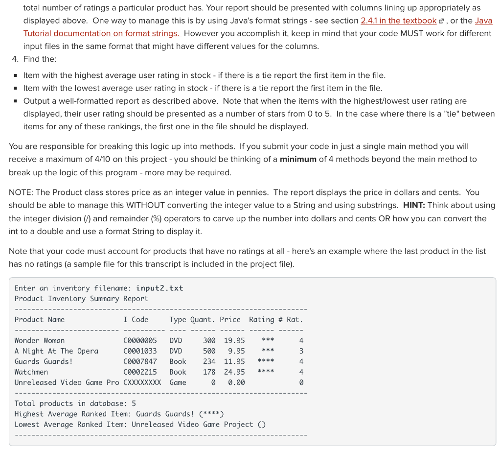 Solved For This Project You Will Be Writing This Program To Chegg