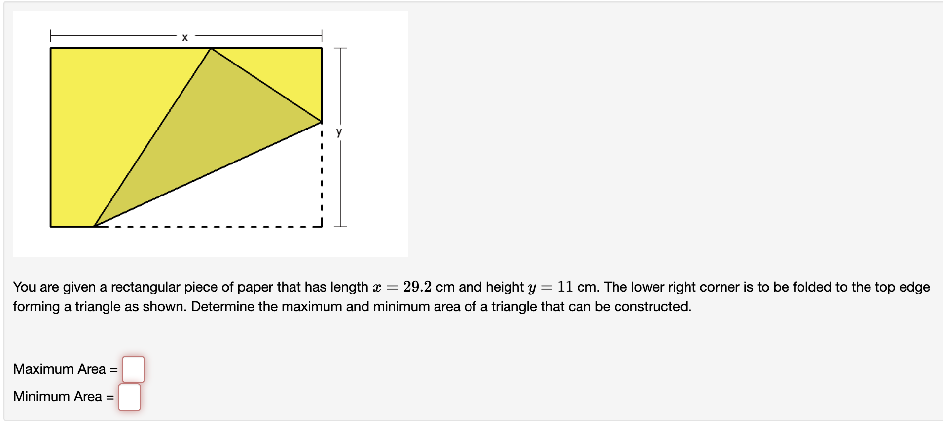 Solved You are given a rectangular piece of paper that has | Chegg.com