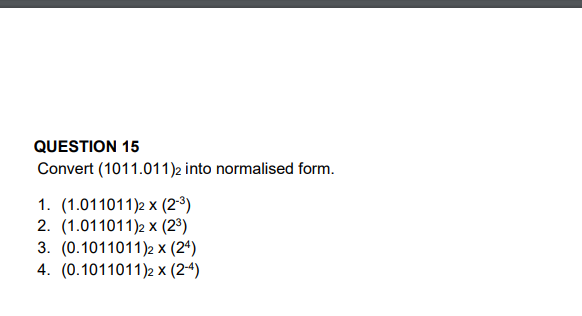 Solved QUESTION 14 What is the 2s complement representation | Chegg.com