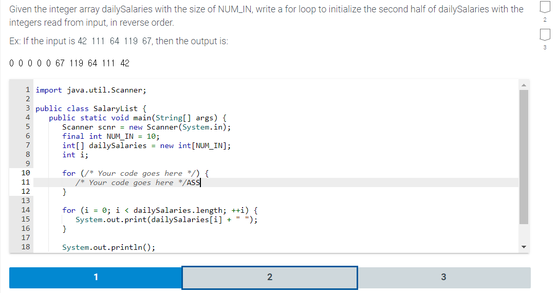 Solved Given the integer array dailySalaries with the size | Chegg.com