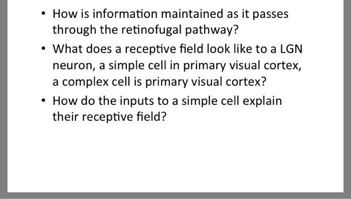 Solved How is information maintained as it passes through | Chegg.com