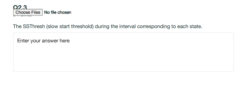 Solved Q2 Tcp Congestion Control 20 Points Consider The 