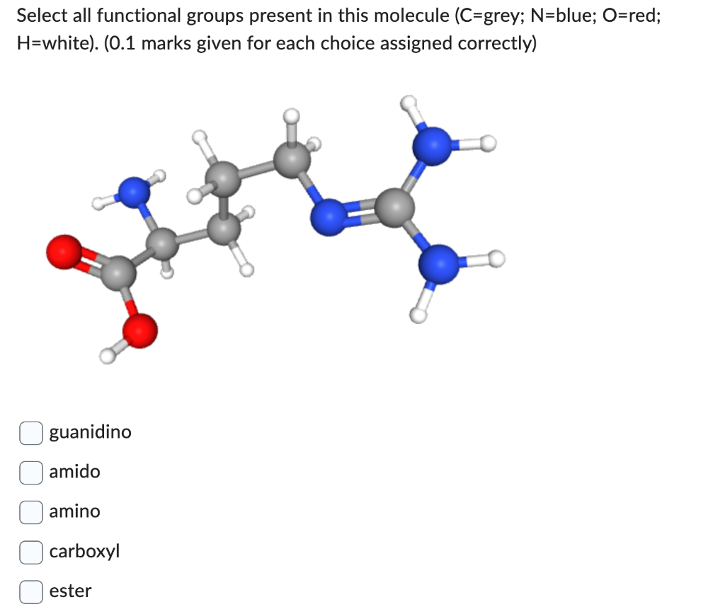 Solved Select All Functional Groups Present In This Molecule 
