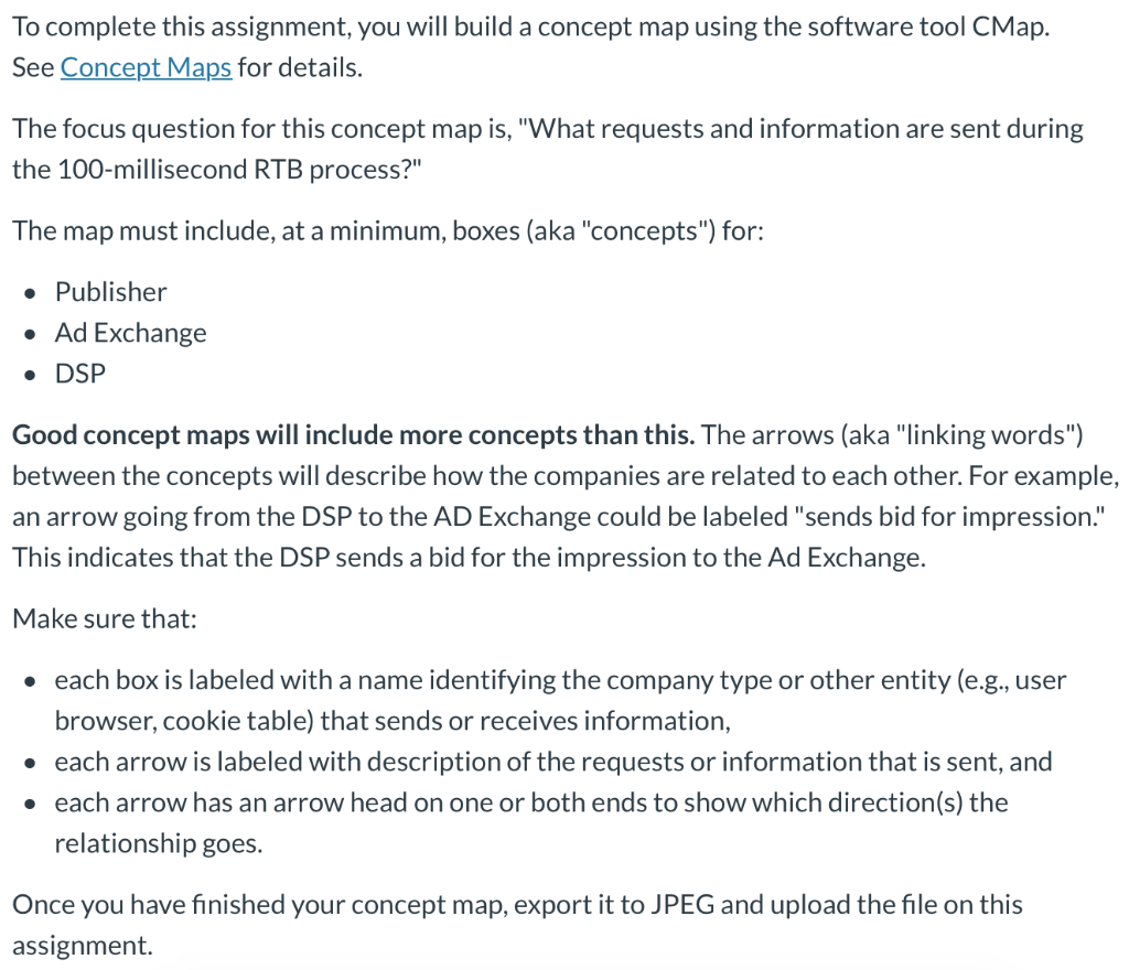 To complete this assignment, you will build a concept | Chegg.com