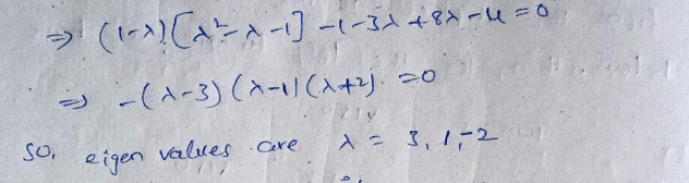 Solved → (1-^) ( ^²^ -1] -1 -3 1 + 8x -4 = 0 → -(^-3) | Chegg.com