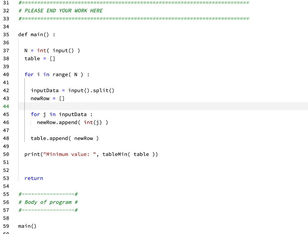 Solved Solve in python as per the given code information | Chegg.com